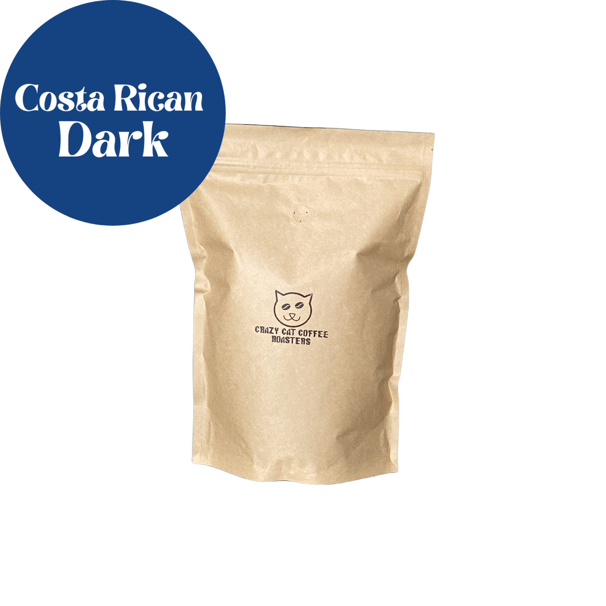 Costa Rican Dark Roast | Crazy Cat Coffee Roasters