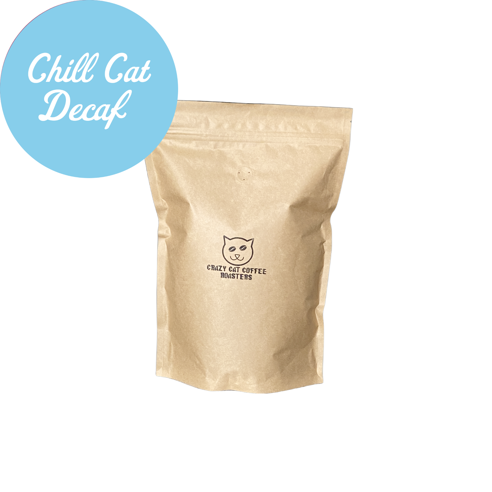 Chill Cat Decaf 1kg | Crazy Cat Coffee Roasters