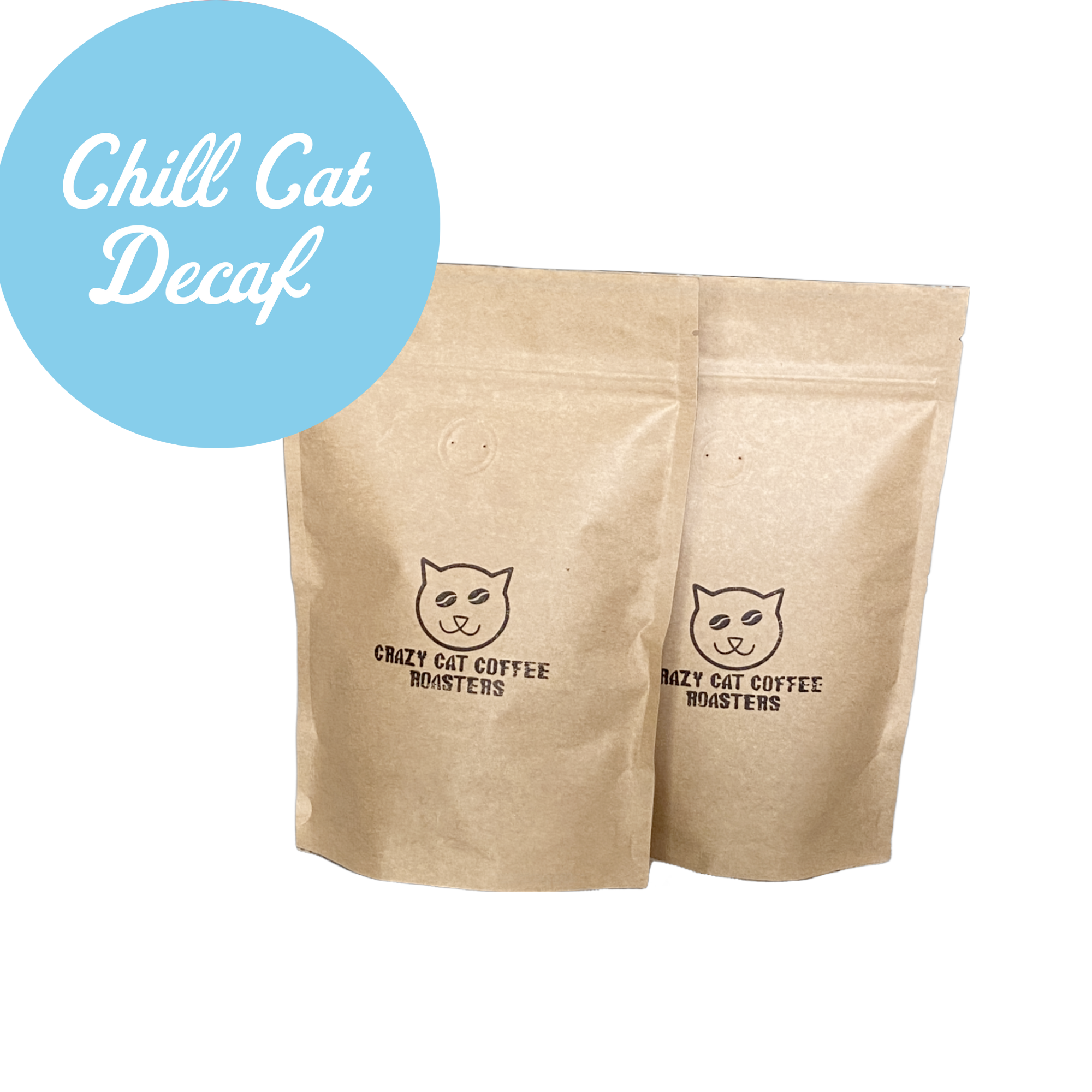 Chill Cat Decaf 500g | Crazy Cat Coffee Roasters
